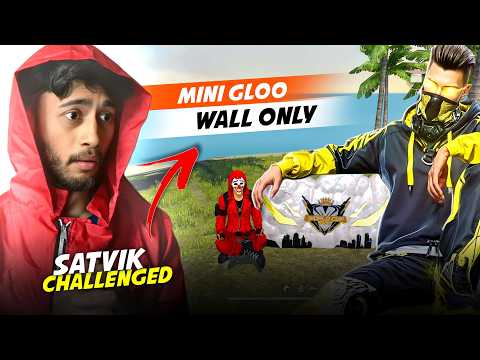 SATVIK ke sath Smallest Gloo Wall Challenge!🔥 Kaun Jeetega? 😂 Free Fire Max