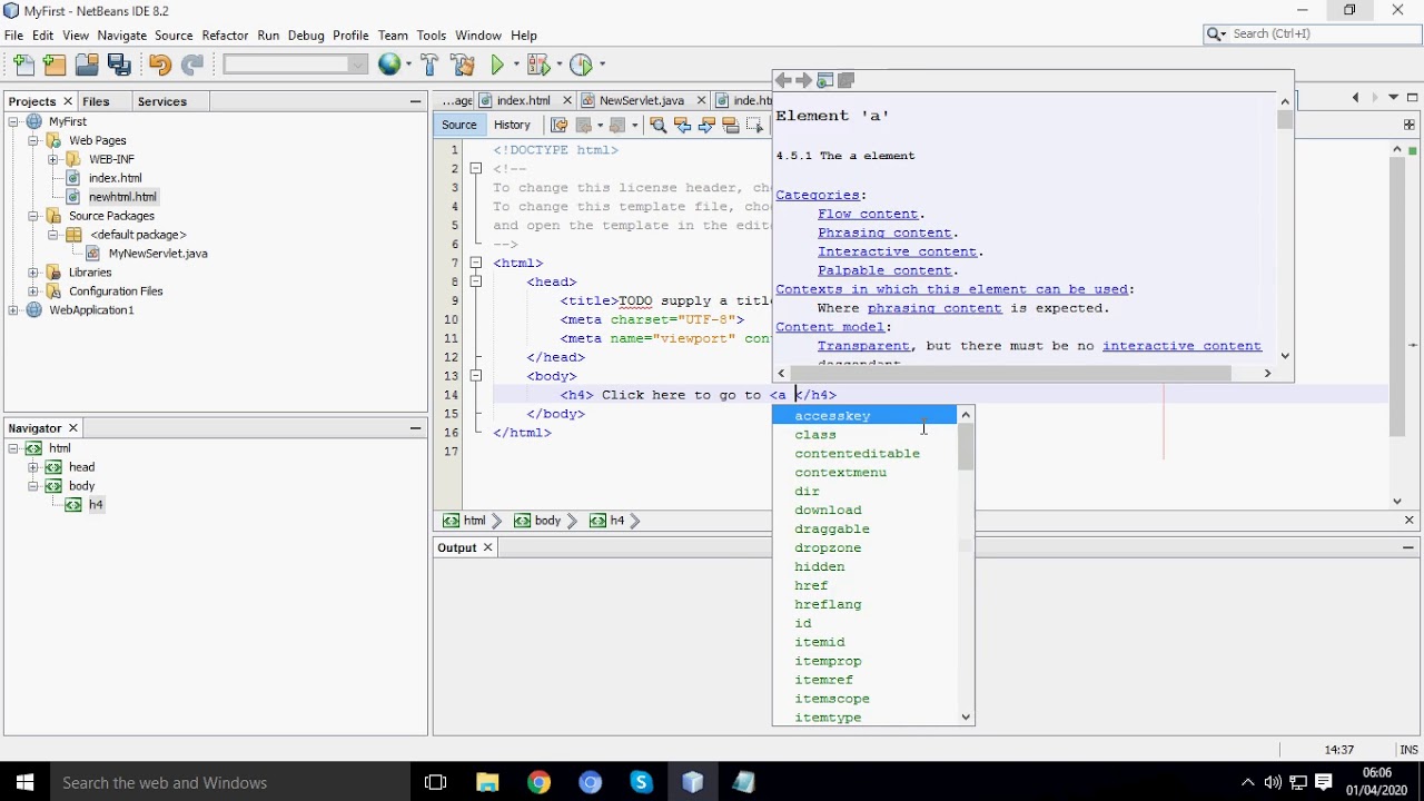 Java Servlet Application using NetBeans IDE old
