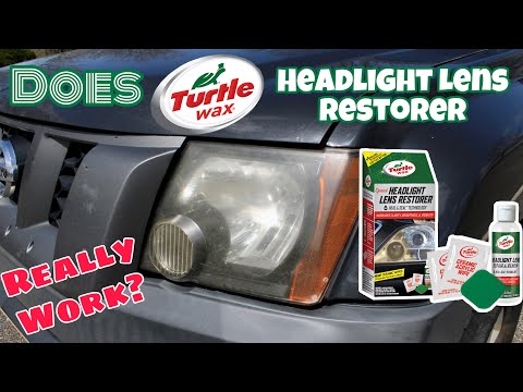 Applying Turtle Wax 🐢 Headlight Restorer Kit w/ Review