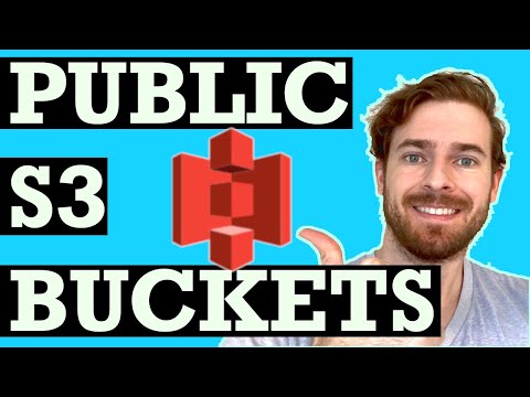 How to setup a public accessible S3 bucket