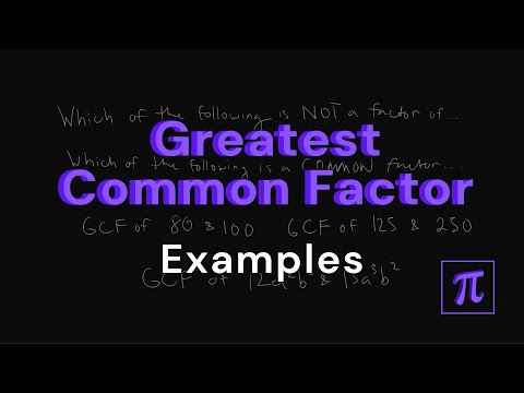 How to Solve GCF PROBLEMS? - Test your skills with these examples!
