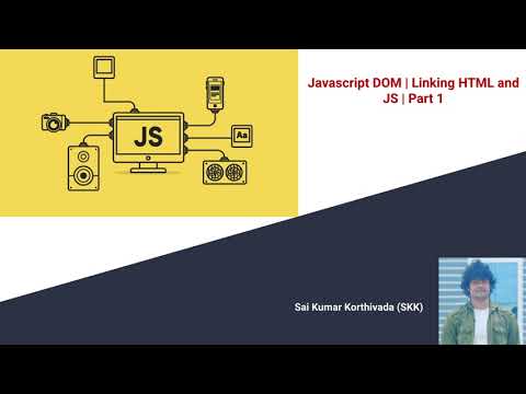 JS DOM Streak 1 | How to link Javascript with HTML | Accessing External Javascript file
