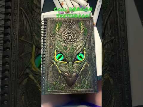 Cool Dragon Sketchbook! What should I draw in it? 🤔