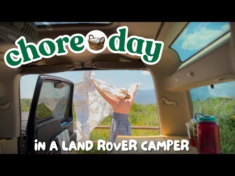 RESET DAY in our Land Rover Car Camper