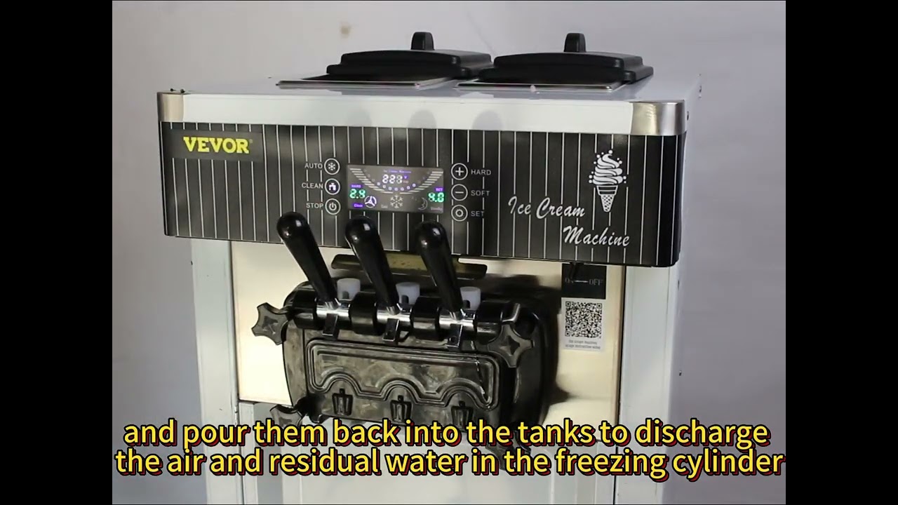 Unlock Creamy Soft Serve | VEVOR Ice Cream Machine Guide | Perfect First-Time Results! @Tasty