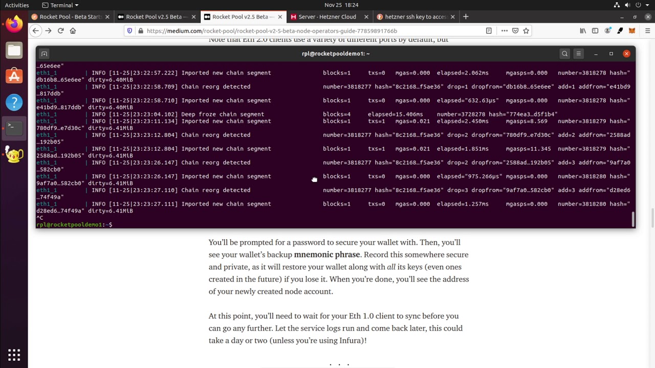 Rocketpool Beta 2.5 Node Operator Guide