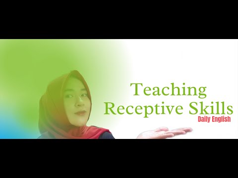 Teaching Receptive Skills #listening #reading #languageskills