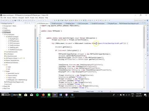 Read A PDF Document Using PDFBox Java Maven