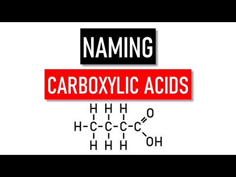 Naming Carboxylic Acids | Organic Chemistry | #shorts