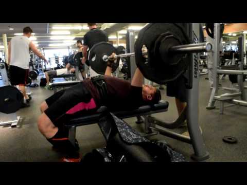 Matty P 165 lb Bench x 5 reps