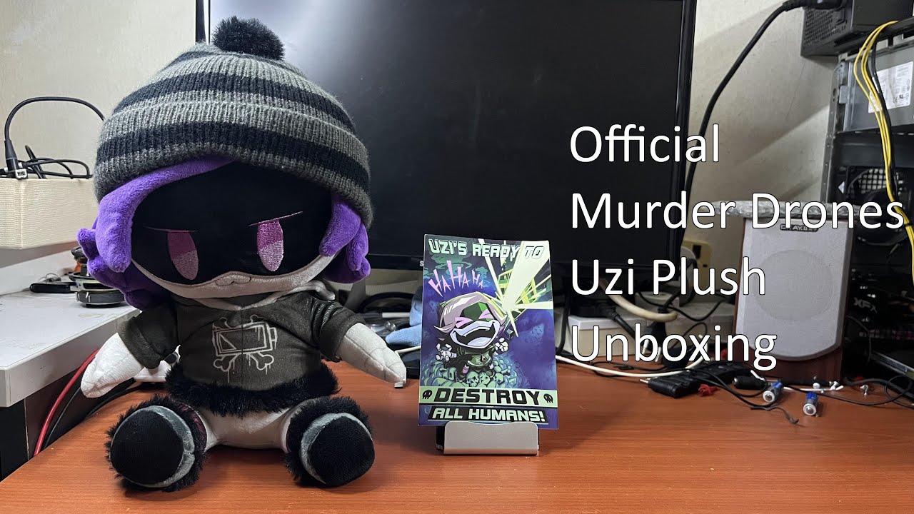 Official Murder Drones Uzi Plush Unboxing
