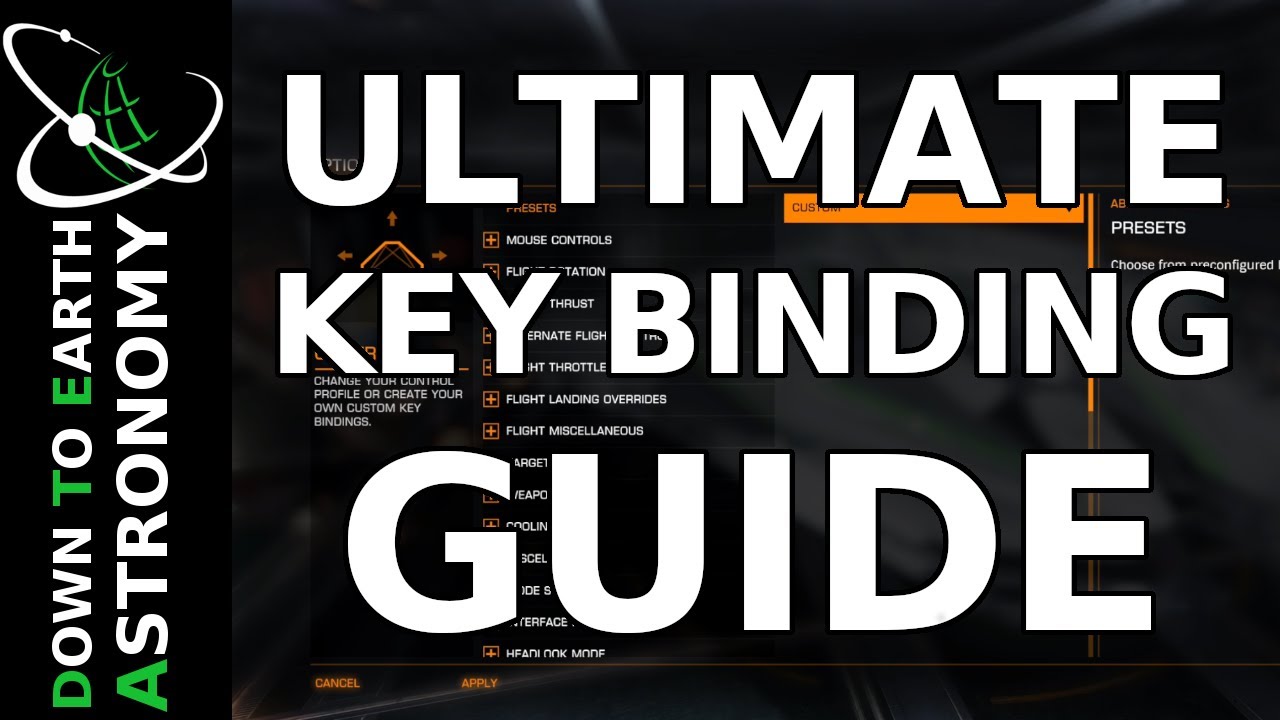 Ultimate Key Binding Guide - Elite Dangerous