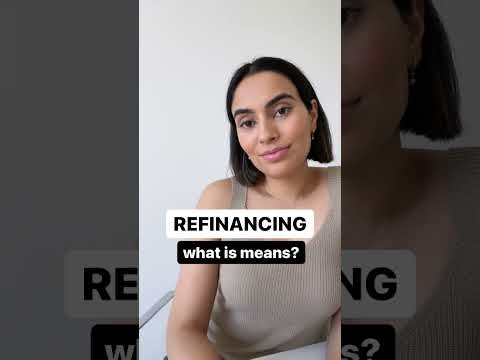 What does refinancing your loan mean? #mortgage #equity #property