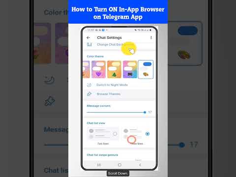 How Do I Turn ON In App Browser on Telegram App #shorts #telegram