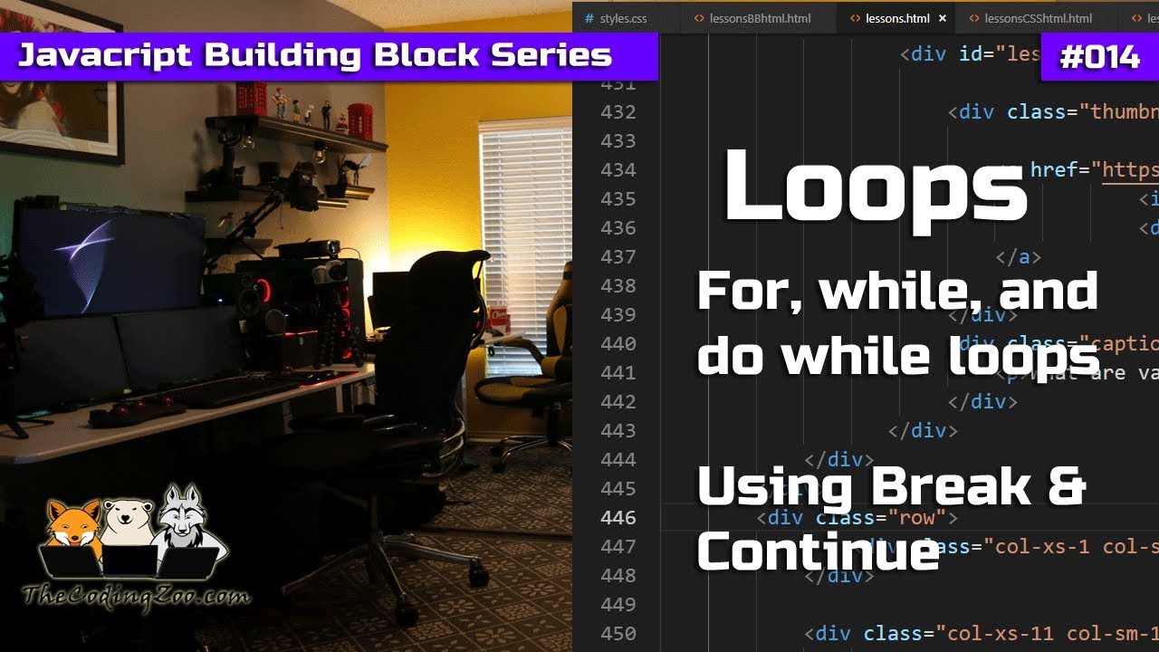 Loops in Javascript: For, While, and Do While Loops, Break, Continue