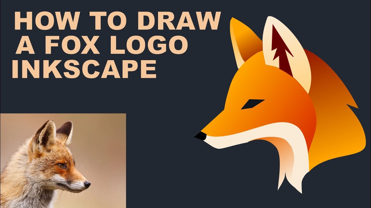 from Photo to Vector: Drawing a Fox Logo in Inkscape