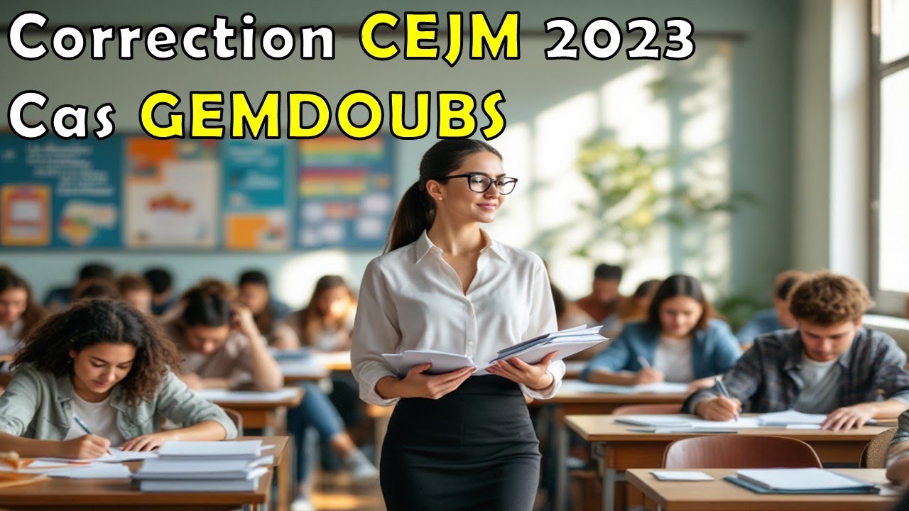 Correction du sujet de BTS en CEJM 2023