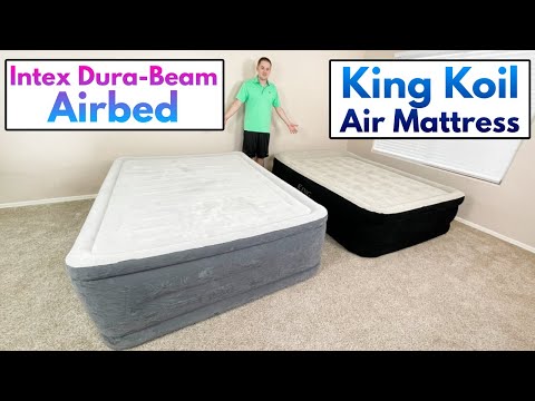 Intex Dura-Beam Airbed vs King Koil Air Mattress - Comparison!