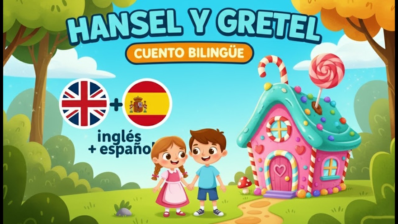 🍬✨ Hansel y Gretel: ¡La Casa de Dulces! | Cuento Bilingüe Español - Inglés