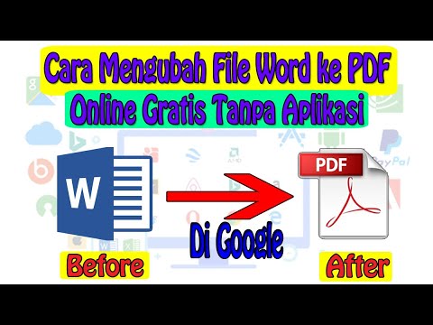 Cara Mengubah File Word ke PDF Online Gratis Tanpa Aplikasi