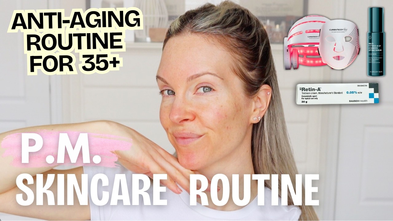 BEST NIGHTTIME SKINCARE ROUTINE FOR ANTI-AGING, HYDRATION & HYPERPIGMENTATION OVER 30