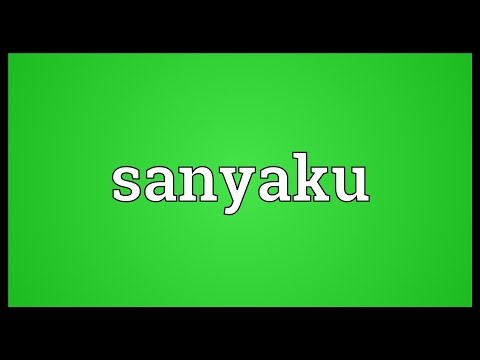 Sanyaku Meaning