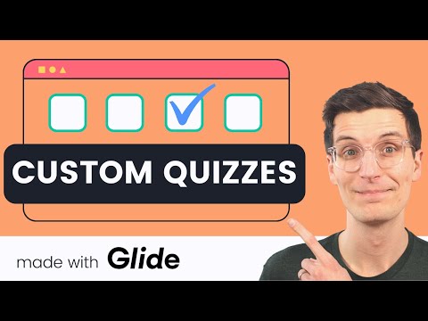 How to Create a Custom Quiz Platform in @glideapps Pages (Quizlet Clone)