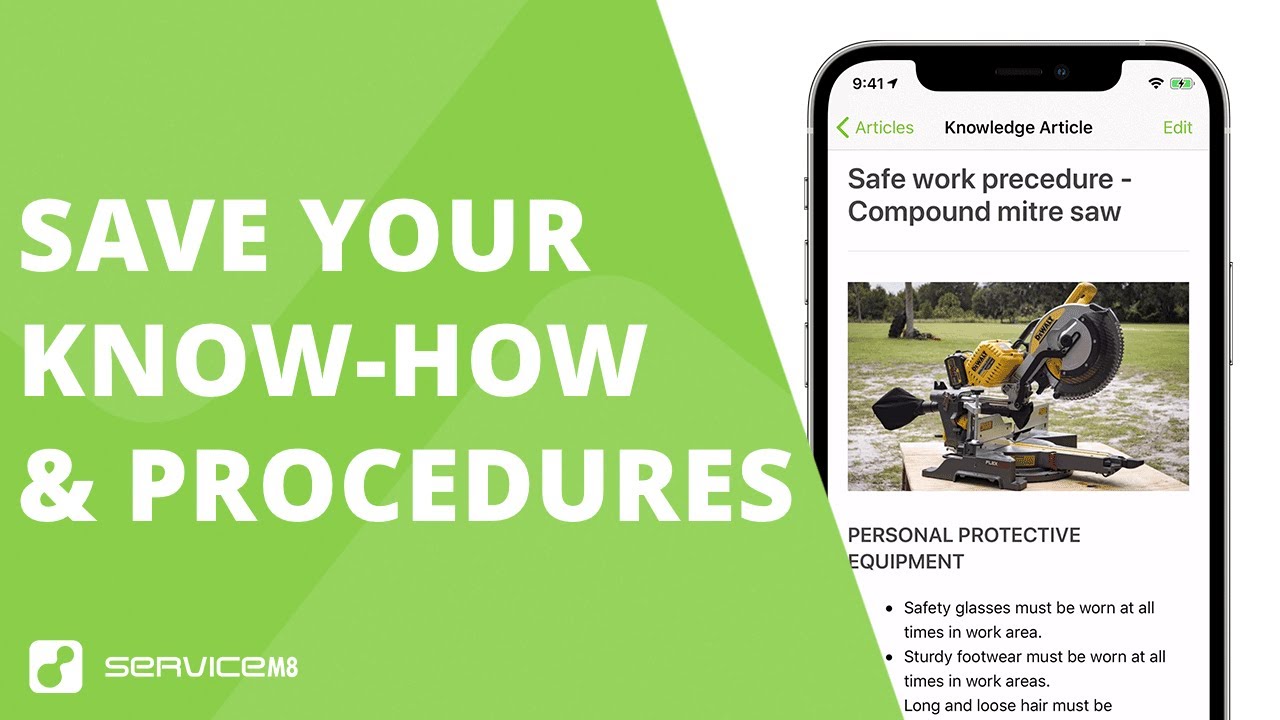 ServiceM8 Knowledge Add-on