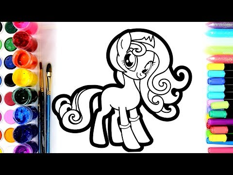 Colouring Princess Polaris Colouring Pages - Kids Learn to Color with Paint 💜