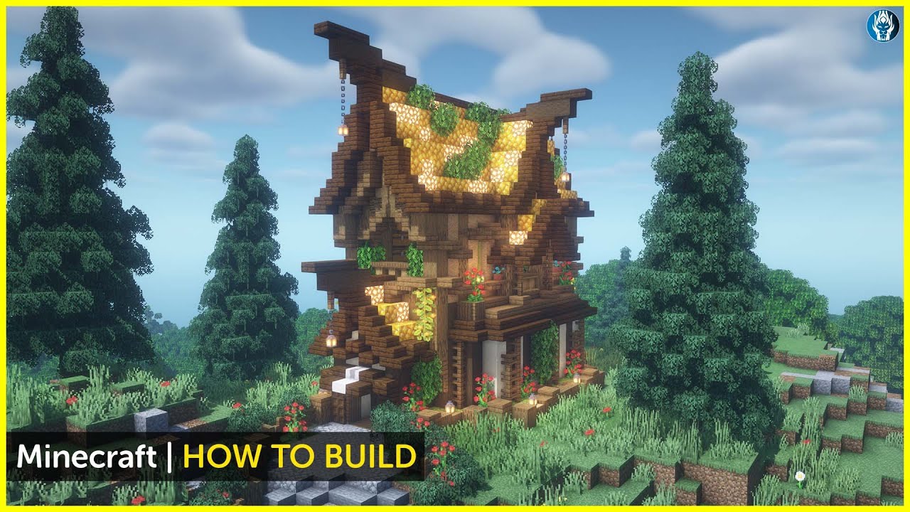 Minecraft How to Build a Fantasy Trading Hall (Tutorial) - Minecraft ...