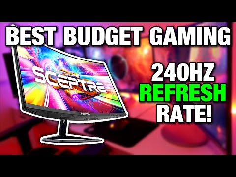 Sceptre Curved 240Hz Must Watch Review! - Budget Gaming Monitor with High Refresh Rate!
