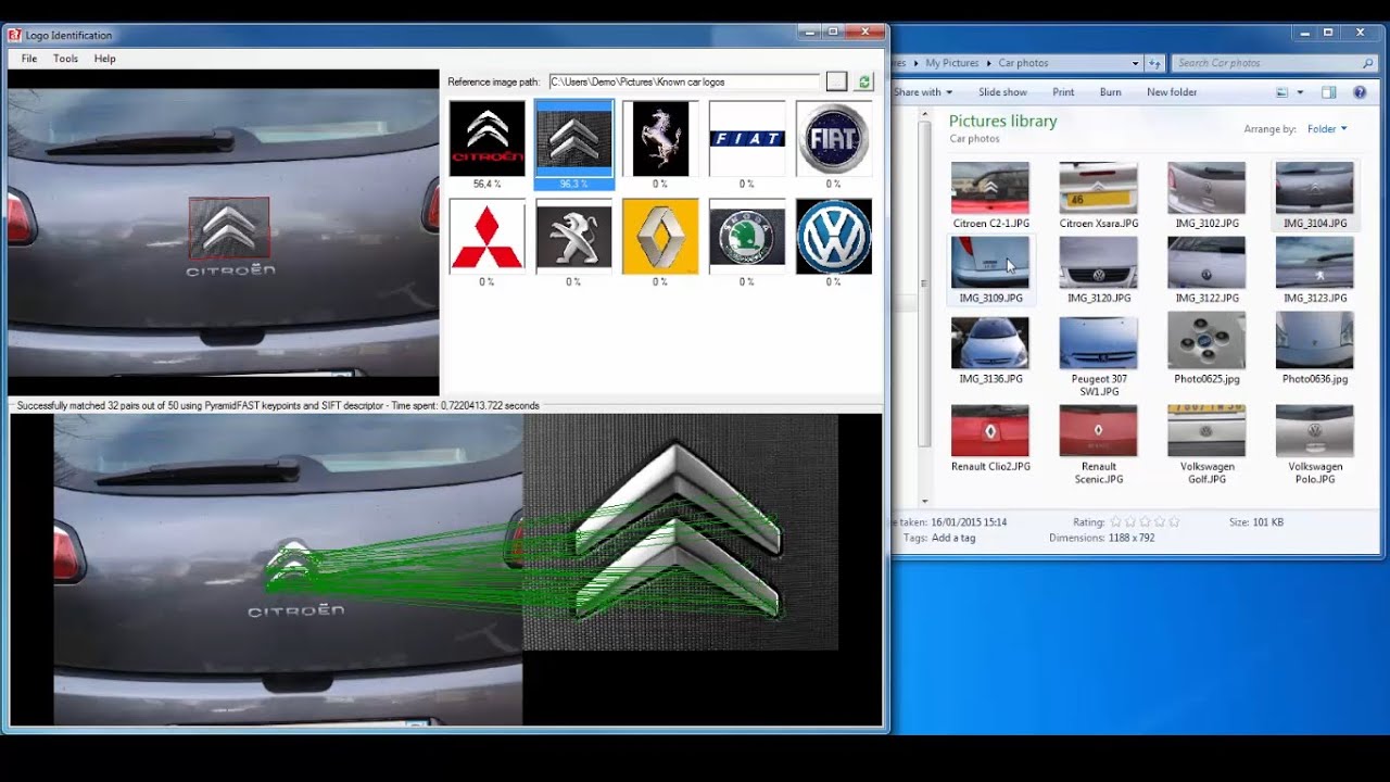 ADCIS Applications : Industrial Vision : Logo Identification