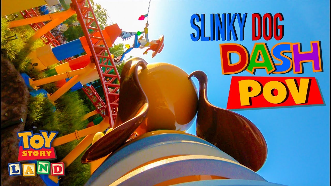 Mydisneyfix Slinky Dog Dash Full Front Seat Pov On Ride Toy Story