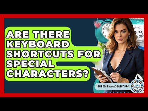 Are There Keyboard Shortcuts For Special Characters? - The Time Management Pro