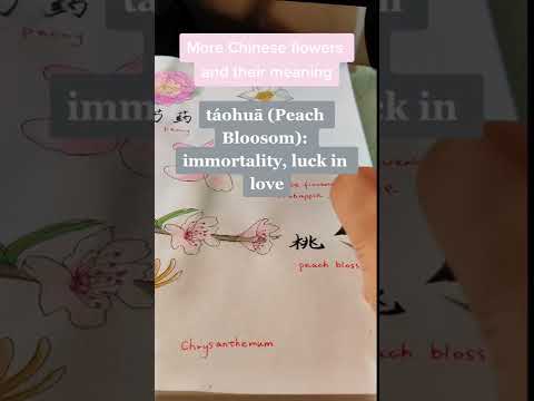 More Chinese flowers and their meaning