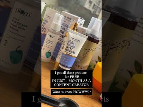 Received these free products as a content creator ❤️ #collaboration #collab#skincare #haircare