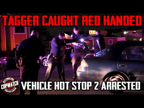 Tagger Caught Red Handed | Vehicle Hot Stop 2 Arrested | Copwatch ...