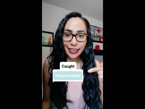 Pronunciación del verbo atrapar en pasado en inglés | Caught #shorts #english #ingles