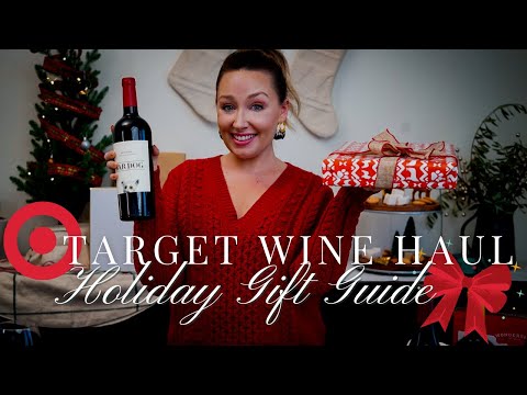 Holiday Wine Shopping at Target with a Sommelier! Pairing under $15 Wines with the perfect gifts!