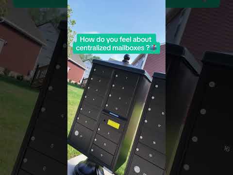 According to USPS, these centralized mailboxes are here to stay. #home #mailbox #usps #mail