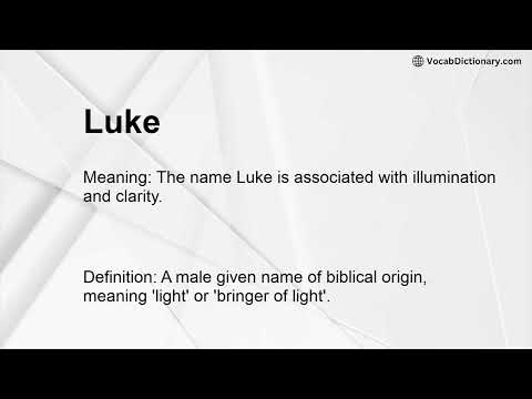 Luke Meaning