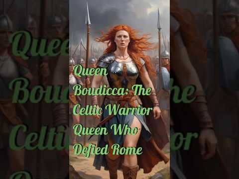 Queen Boudicca: The Celtic Warrior Queen Who Defied Rome #shorts #history #facts #ytshorts