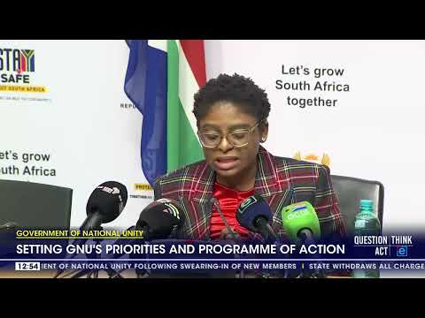 Govt of National Unity | Setting GNU's priorities and programme of action