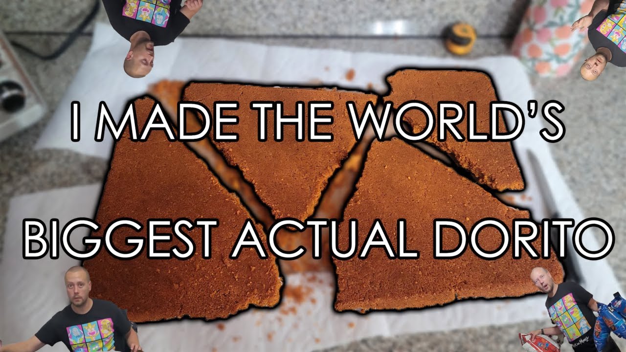 I made the world's biggest actual Dorito. It tasted awful. (Re-Upload from 2022)