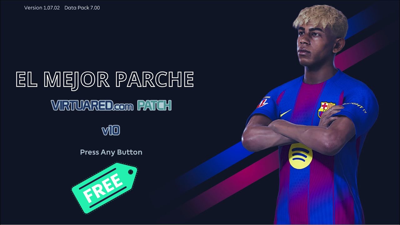 VirtuaRED Patch 2026 | V10 | PES2021 | PC | GRATIS | Tutorial