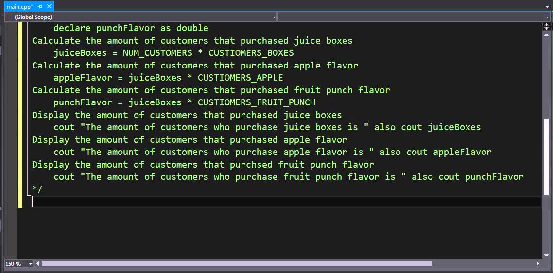 Example 2 Pseudocode
