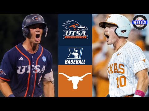 UTSA vs #2 Texas (CRAZY GAME!) | Regionals Winners Bracket | 2025 College Baseball Highlights