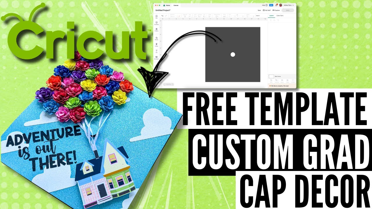 Get Your Free Custom Graduation Cap Template With Cricut!