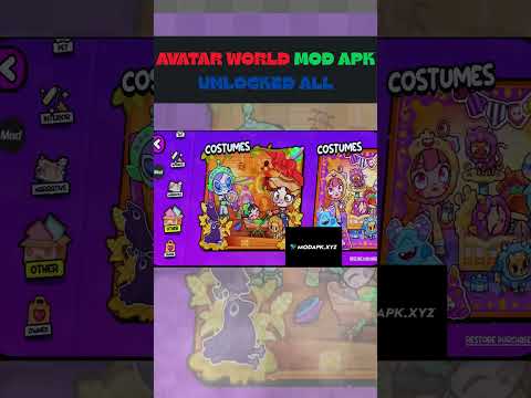 Avatar World MOD APK v9.2025 | Unlock All Places, Characters & Packs for FREE #avatarworld #modapk