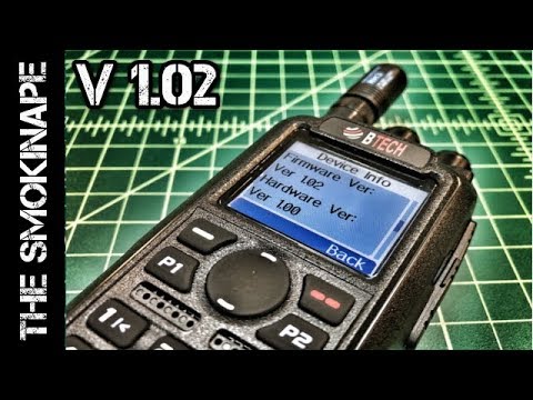 BTECH DMR 6X2 v1.02 Firmware Update - TheSmokinApe